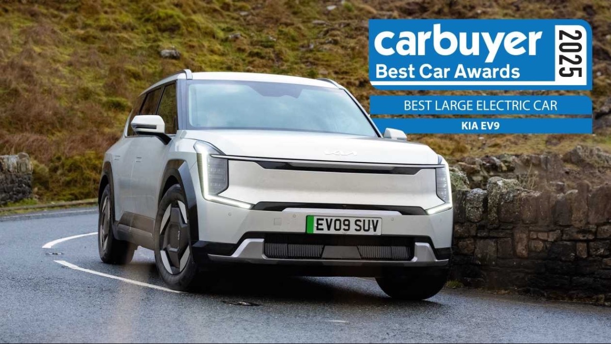 KIA EV9 NAMED ‘BEST LARGE ELECTRIC CAR’ IN 2025 CARBUYER AWARDS - Kia