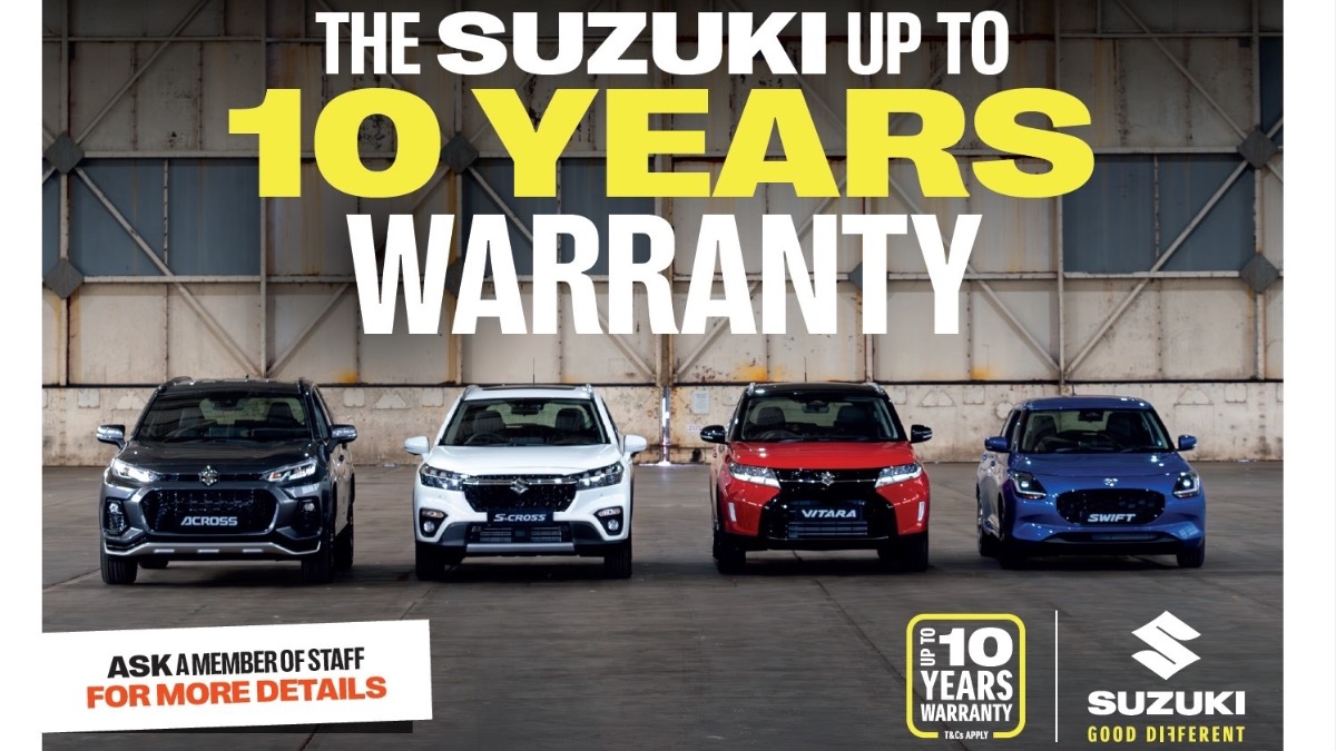 Suzuki launches 10 year Service Activated Warranty - Suzuki