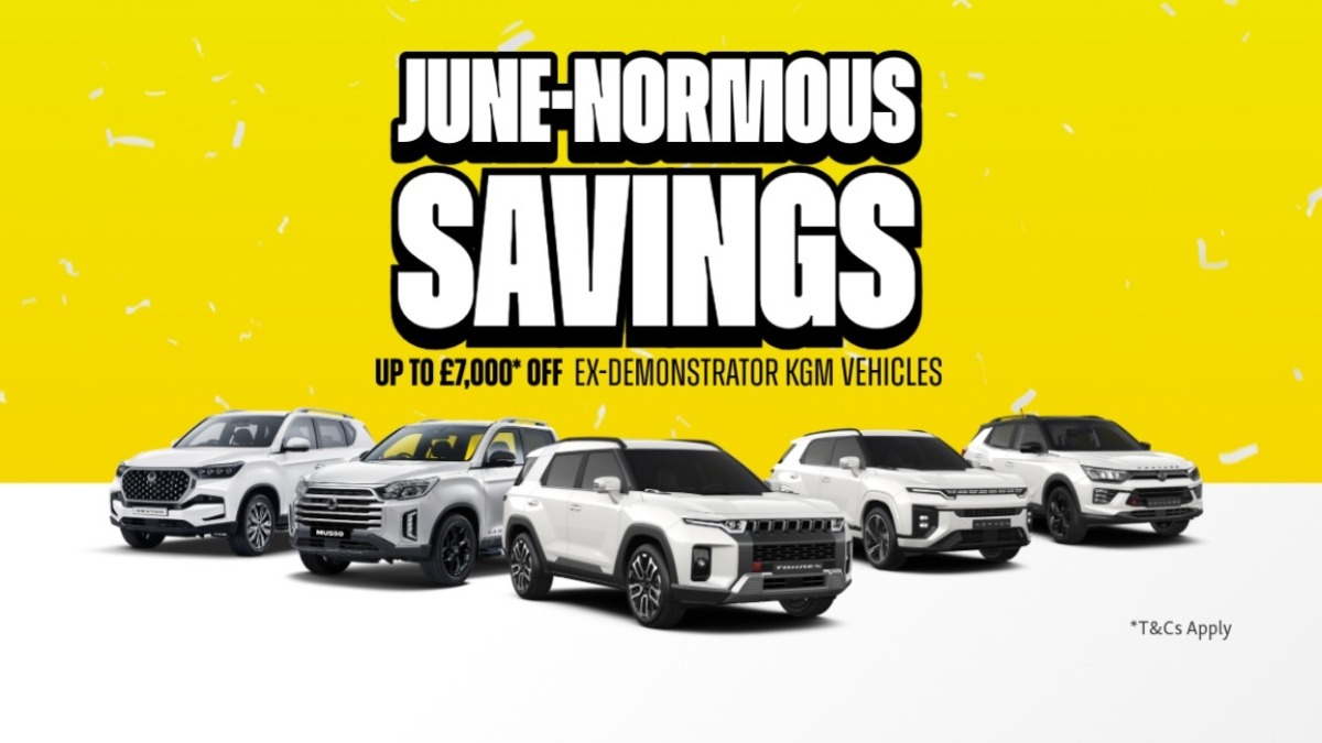 KGM UK launches "June-normous Savings" with up to £7,000 off ex ...